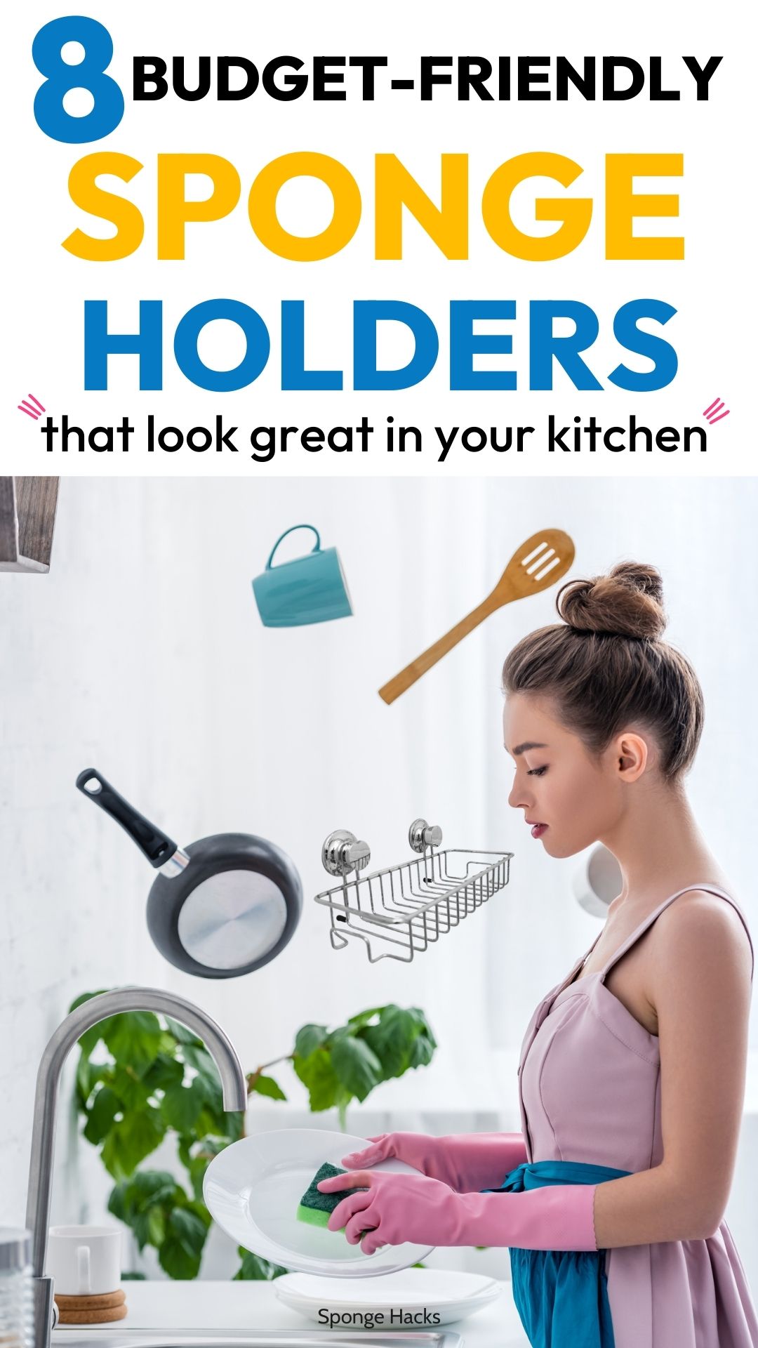 The Sponge Holder That Instantly Made My Kitchen Sink Look More Organized