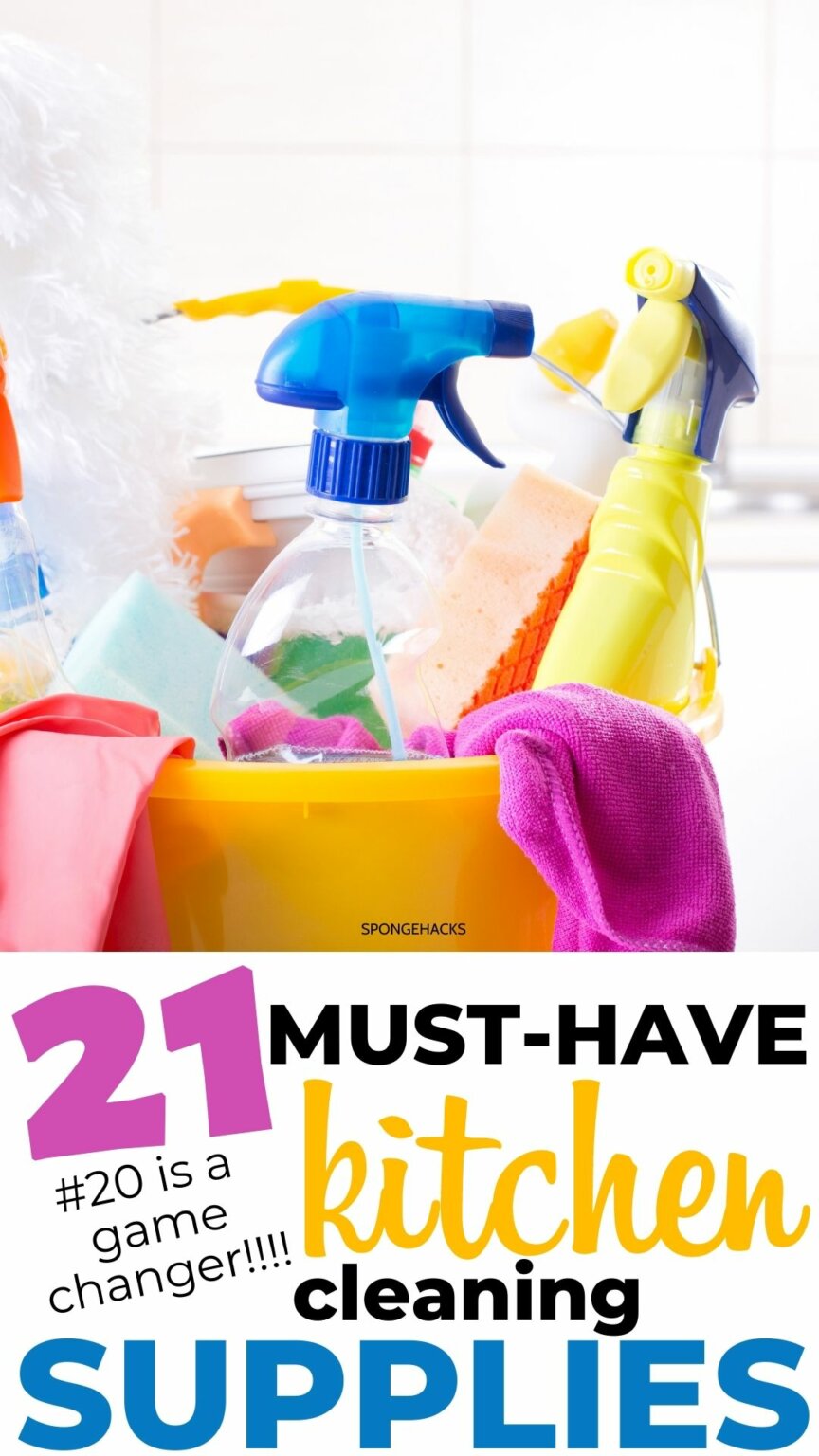 21 Must Have Kitchen Cleaning Supplies You Need For Your Home