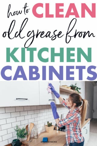 How to Clean Old Grease from Kitchen Cabinets (Fast & Easy)