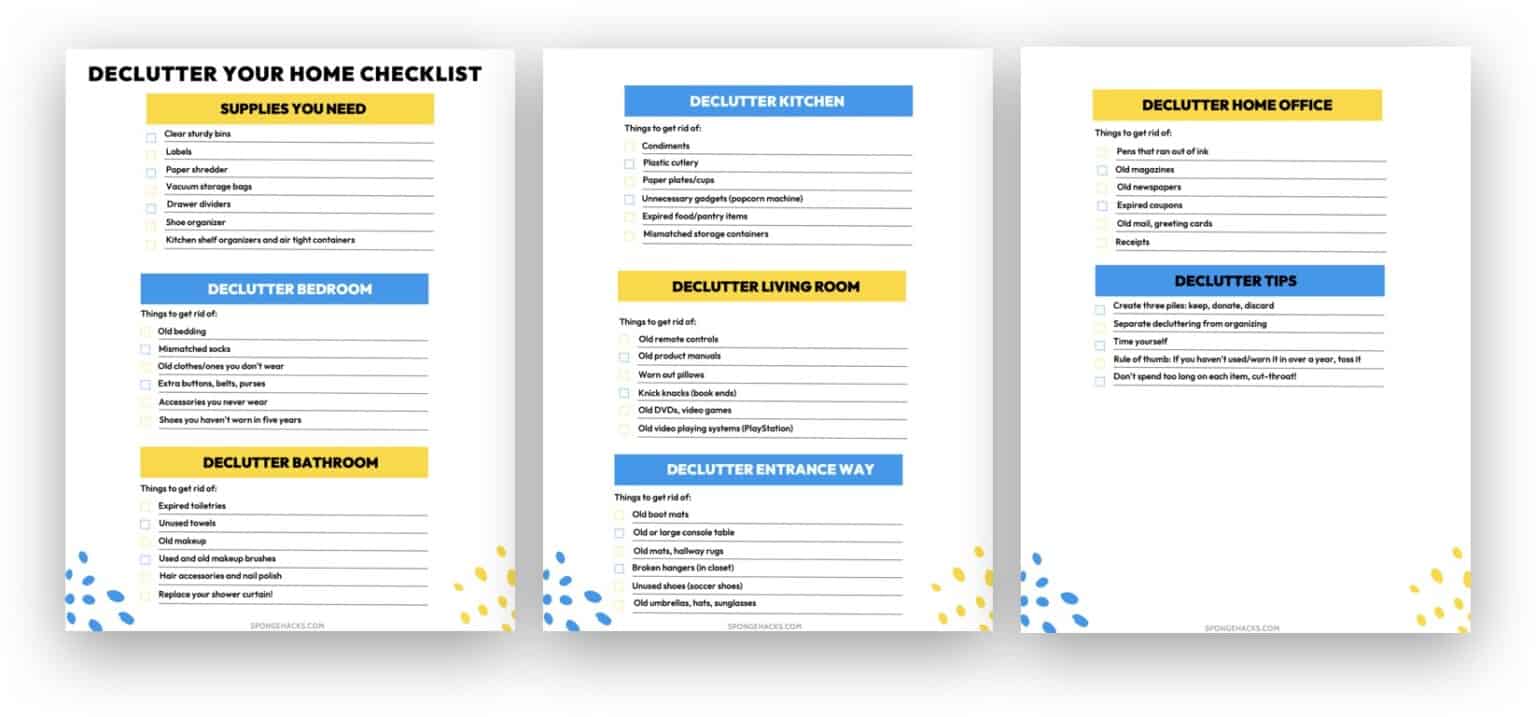 The Only Declutter Your Home Checklist You'll Ever Need
