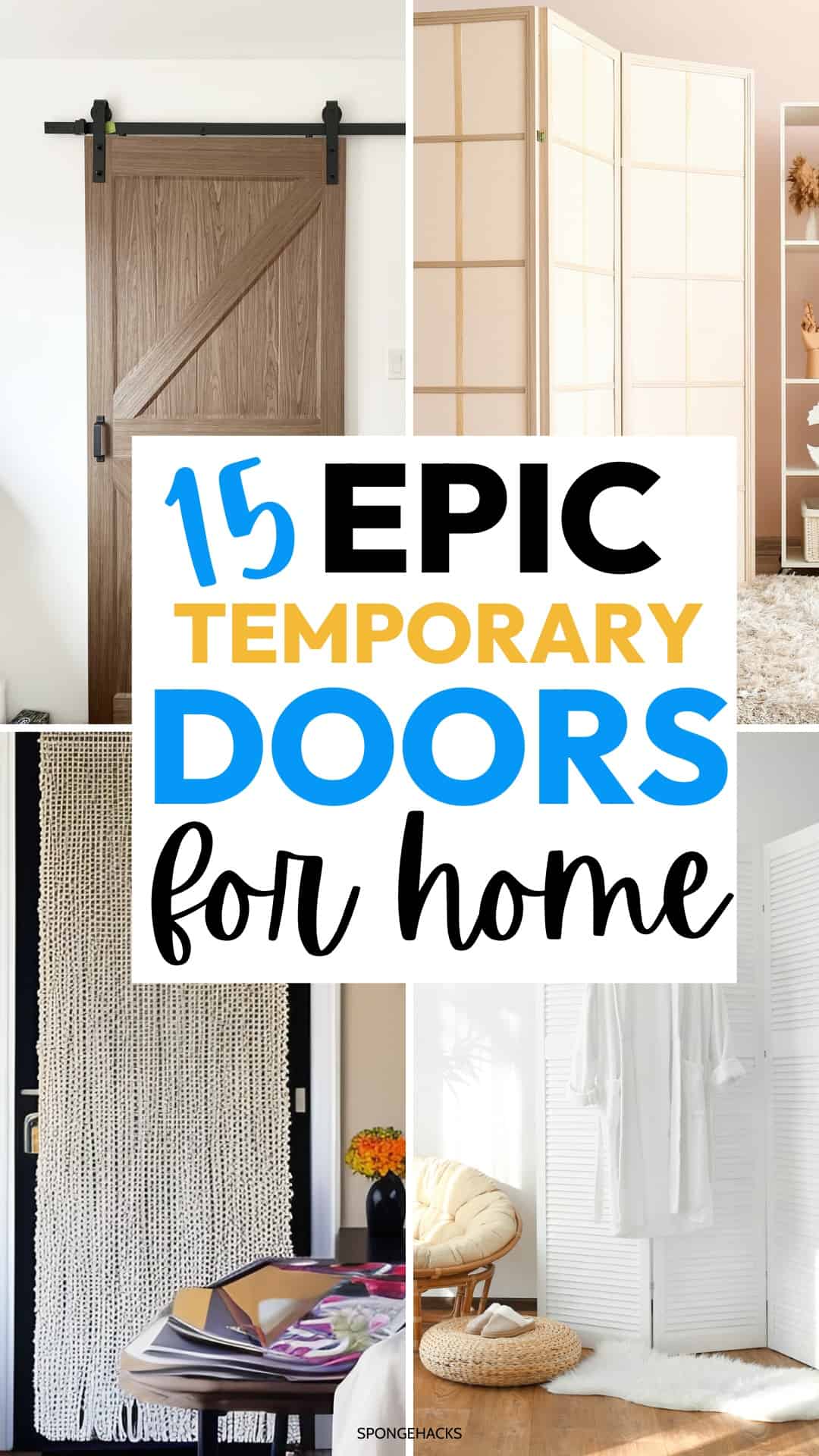 15 Temporary Door Ideas For the Home (& Complete The Look)