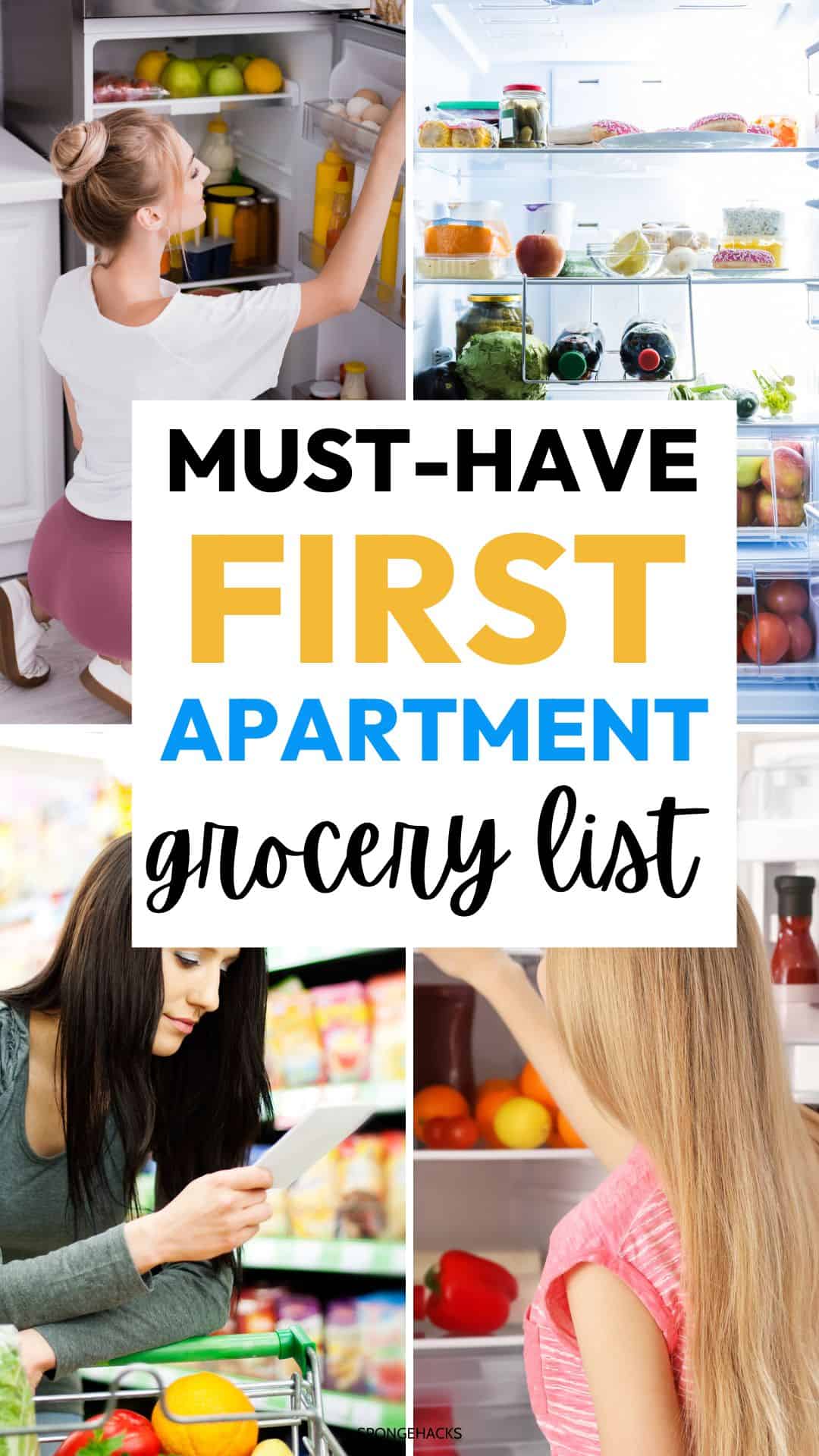 Your Must-Have First Apartment Grocery List (Items You Need)