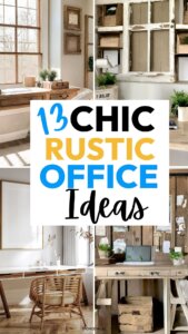 The Stunning Rustic Office Decor Idea That Completely Transformed My ...