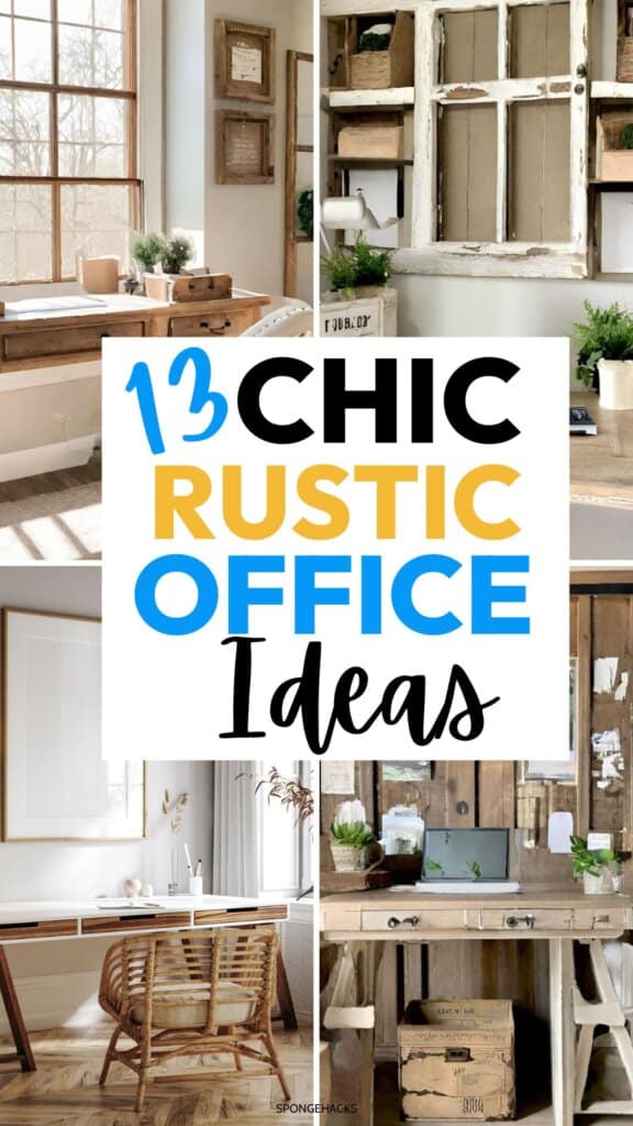 The Stunning Rustic Office Decor Idea That Completely Transformed My ...