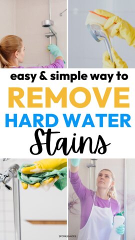 #1 Easiest Method to Remove Hard Water Stains
