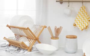 10 Stylish Wooden Dish Drying Rack for the Kitchen