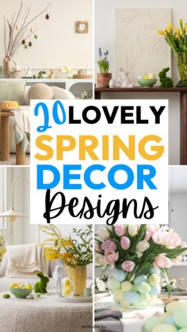 20 Lovely Spring Home Decor Designs You'll Love