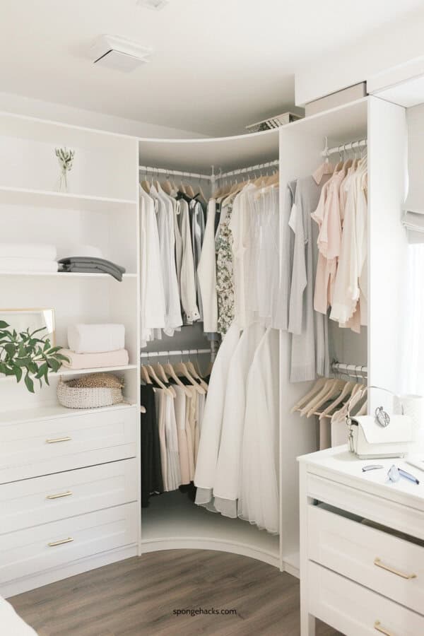 70 Genius Walk in Closet Corner Ideas for the Smallest Bedrooms (Every ...