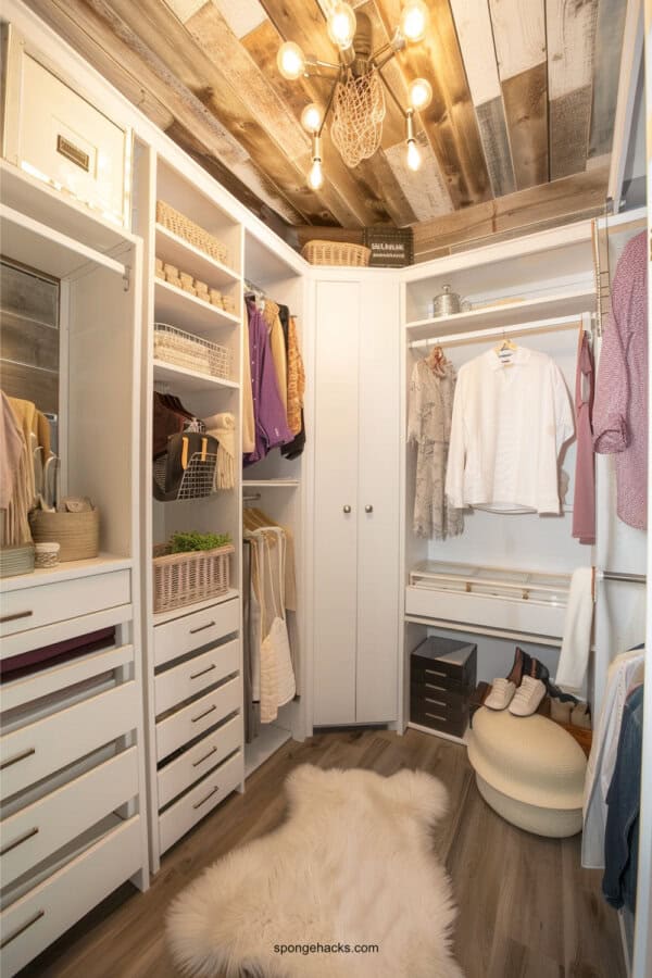 70 Genius Walk in Closet Corner Ideas for the Smallest Bedrooms (Every ...