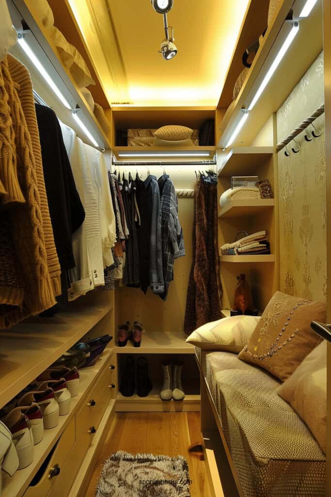 70 Genius Walk in Closet Corner Ideas for the Smallest Bedrooms (Every ...