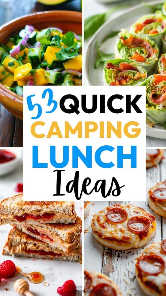53 Quick & Easy Camping Lunch Ideas Your Family Will Enjoy
