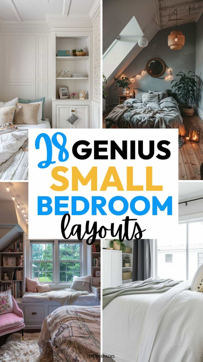28 GENIUS Small Bedroom Inspiration (Tiny Tips for a Big Impact)