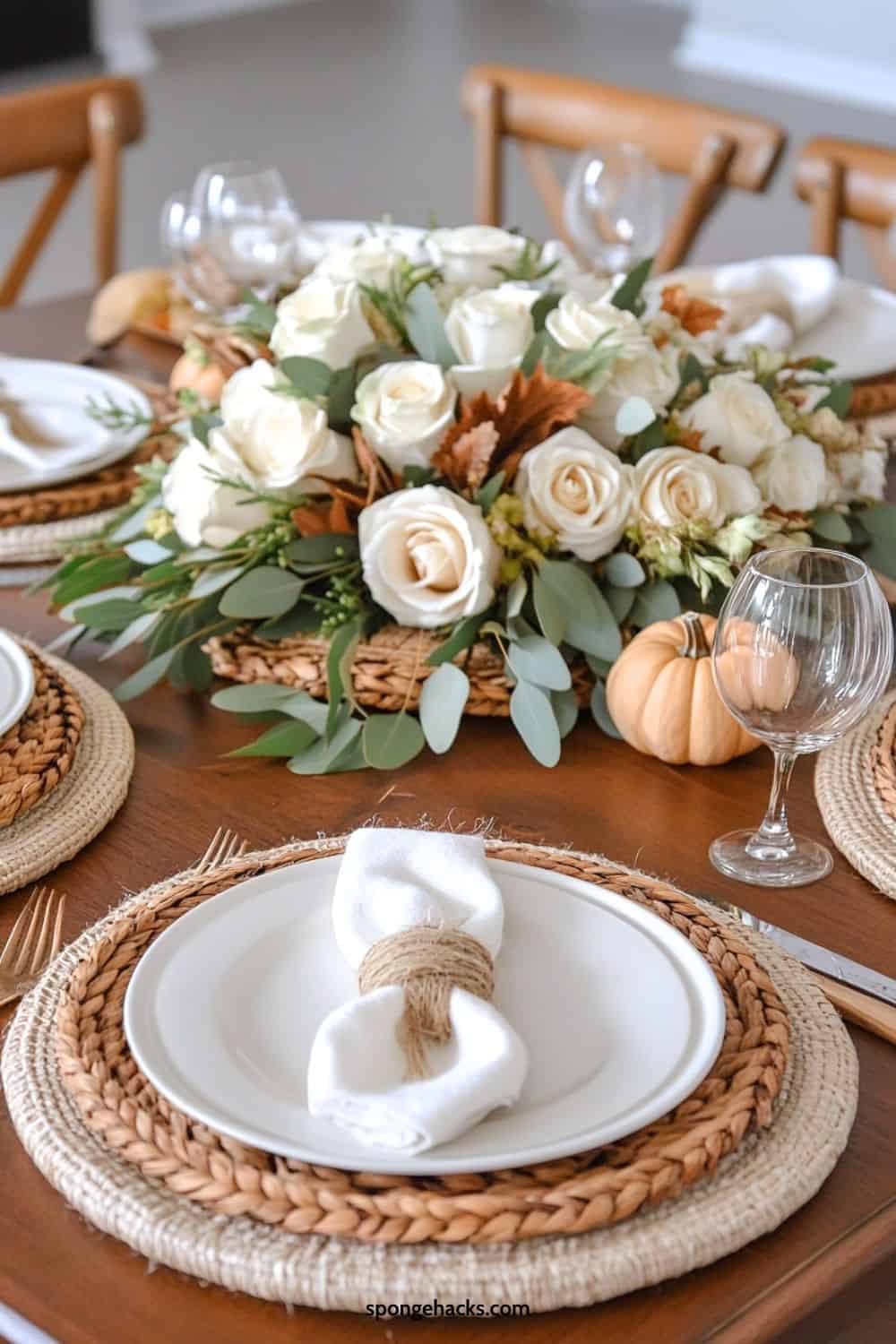 24 Easy Fall Dining Room Table Decor You Can Do in a Pinch