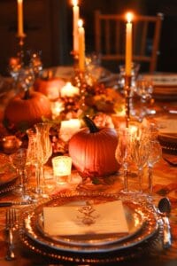 24 Easy Fall Dining Room Table Decor You Can Do in a Pinch