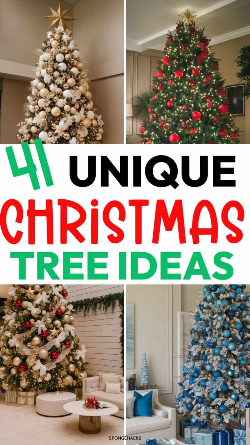 41 Unique Christmas Tree Ideas for a Chic Holiday Look