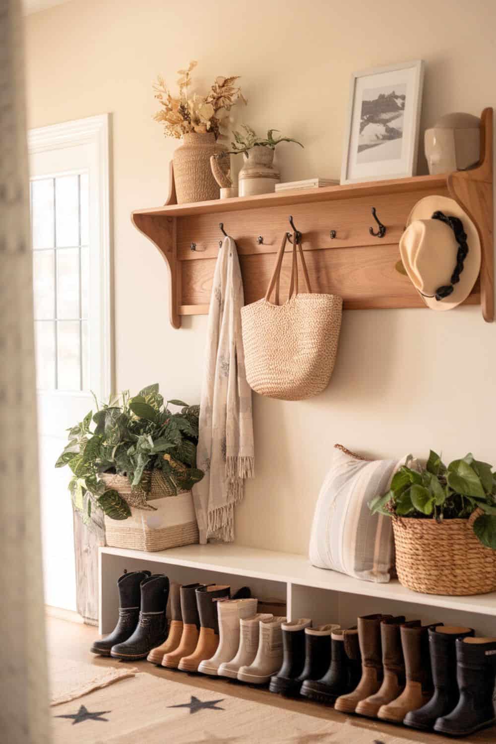 How to Create an Aesthetic Cottage Entryway