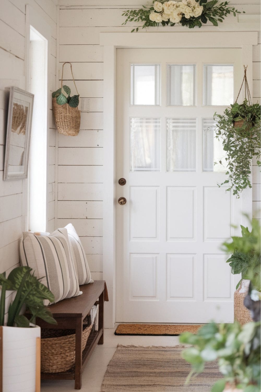 How to Create an Aesthetic Cottage Entryway