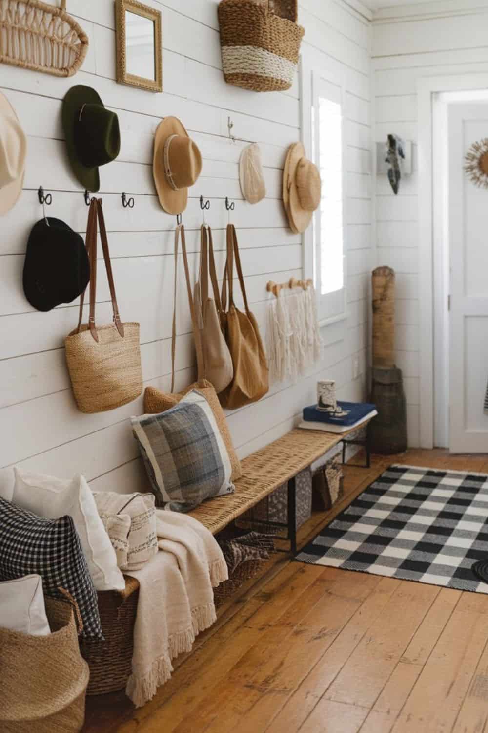 How to Create an Aesthetic Cottage Entryway
