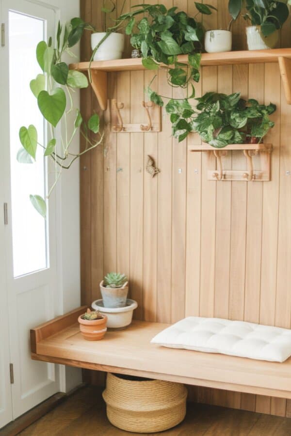 How to Create an Aesthetic Cottage Entryway