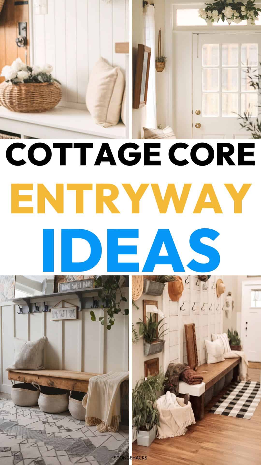 How to Create an Aesthetic Cottage Entryway