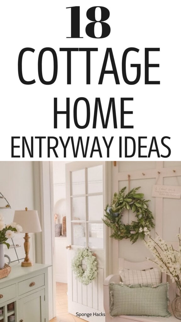 How to Create an Aesthetic Cottage Entryway (18 Simple Ideas)