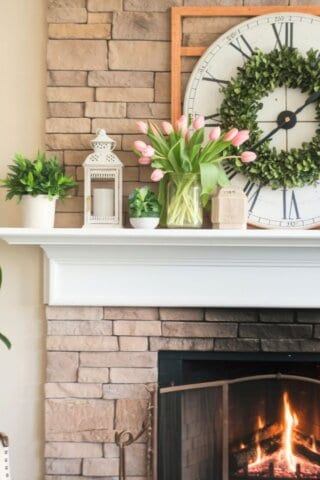 How to Style a Spring Mantel That Feels Like a Breath of Fresh Air