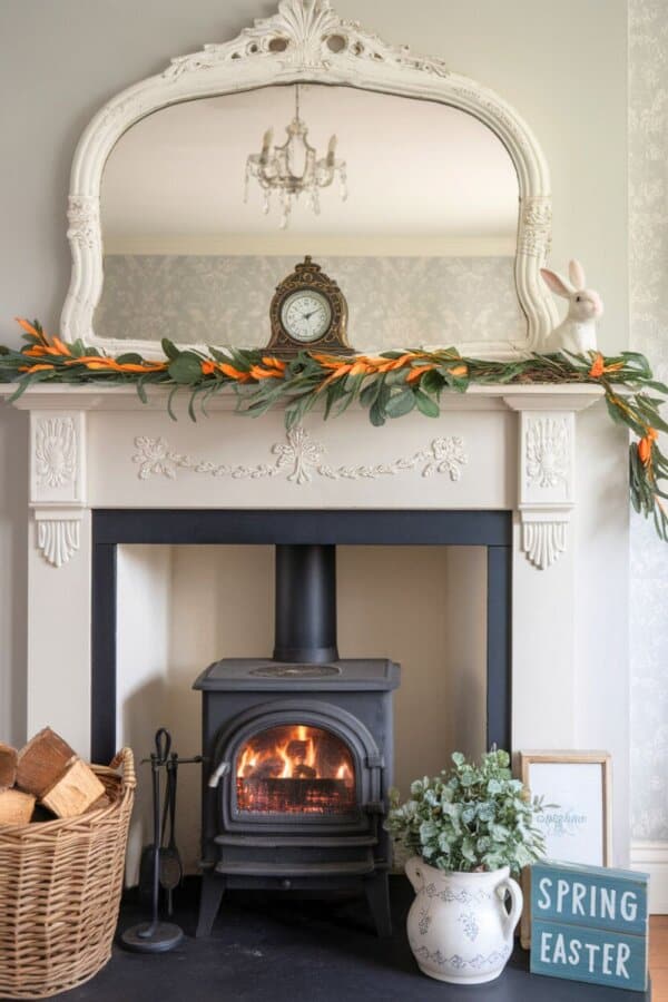 How to Style a Spring Mantel That Feels Like a Breath of Fresh Air