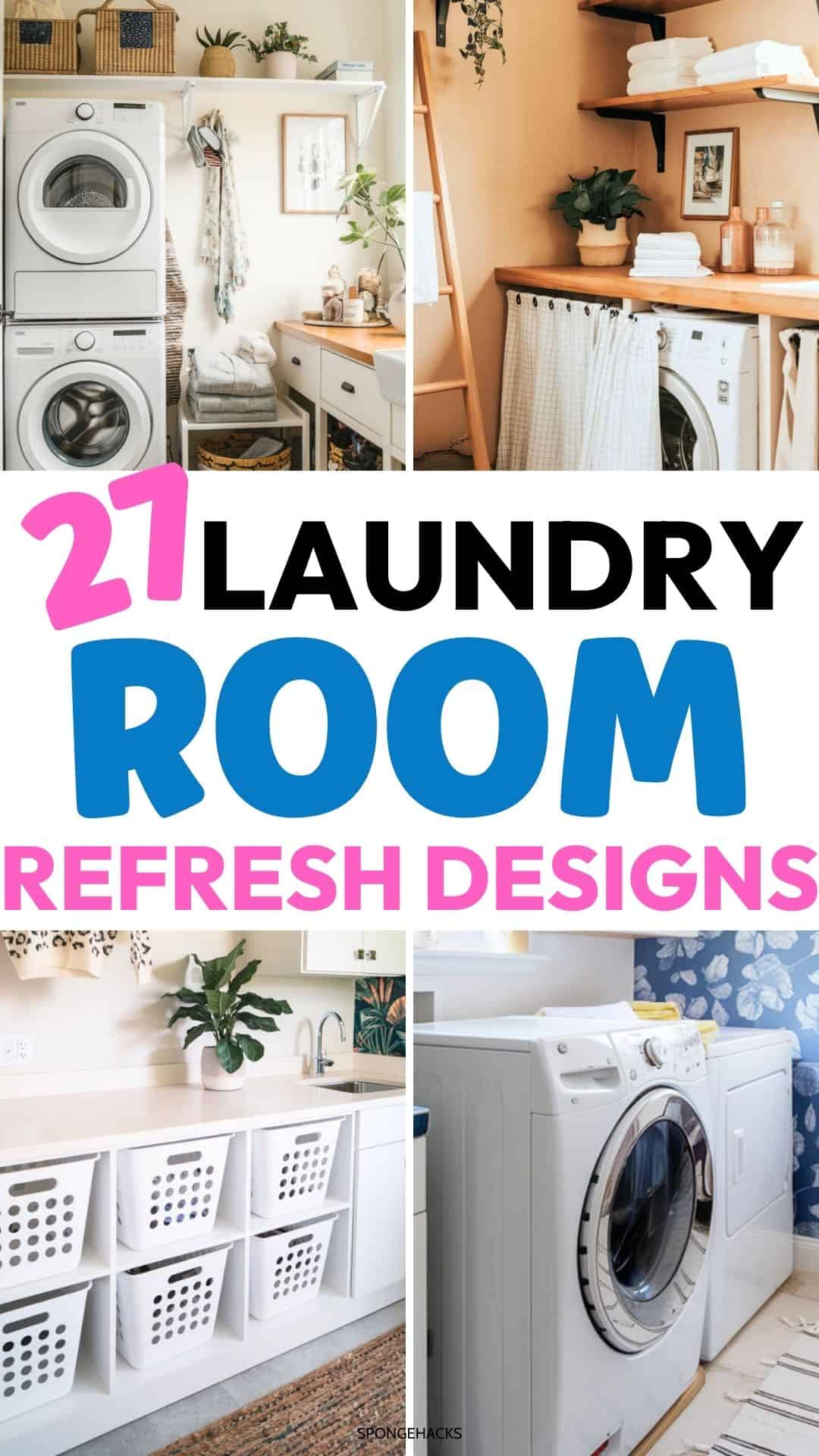 The Small Laundry Room Refresh Glow-Up That Will Make You Obsessed With ...