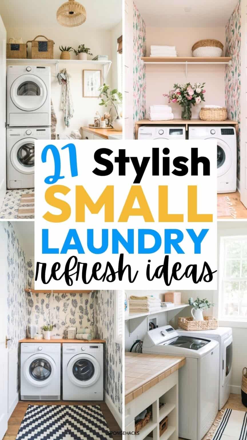 27 Small Laundry Room Refresh Ideas You'll Gush Over