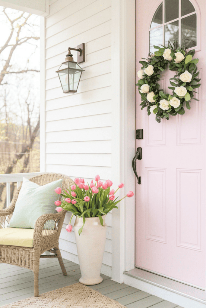 How to Style the Prettiest Spring Front Porch That Stops Guests in ...