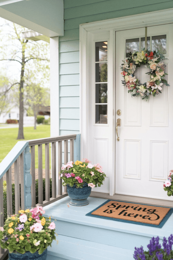 How to Style the Prettiest Spring Front Porch That Stops Guests in ...