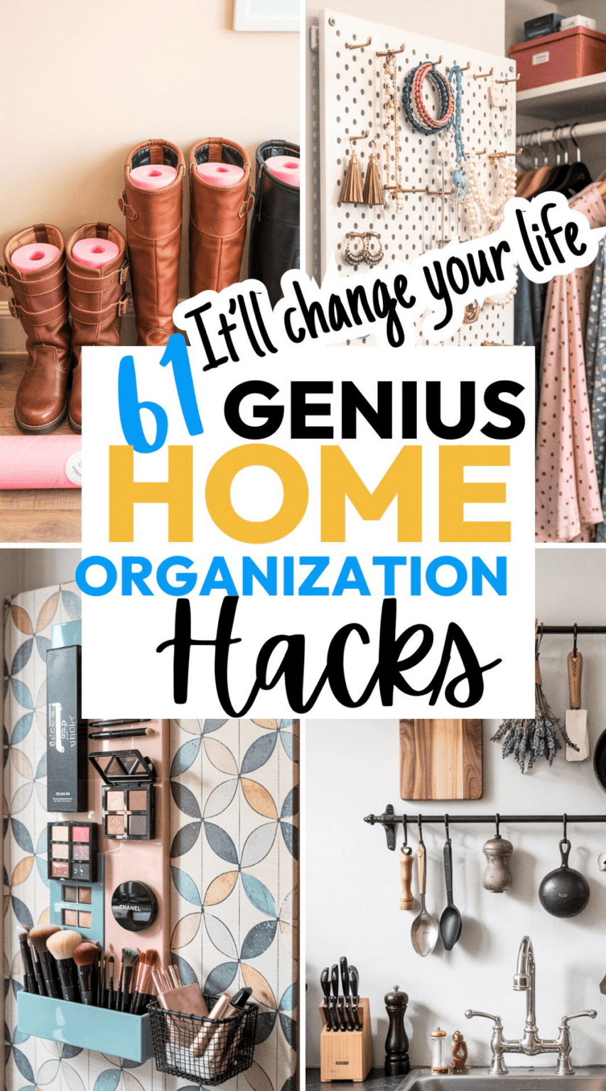 61 Genius Home Organization Hacks