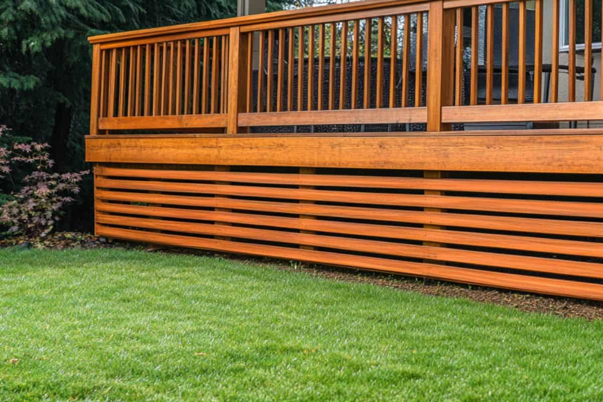 The Insanely Easy Lattice Alternative For Under Your Deck