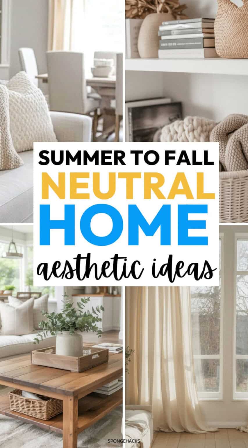 26 Neutral Home Decor Trends That Still Feel Summery