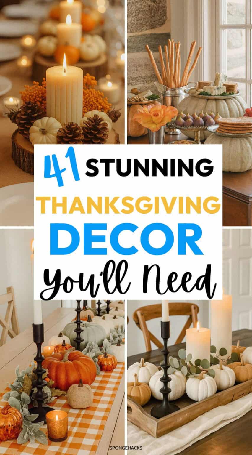 41 Cozy Fall Thanksgiving Decor That'll Wow Guests