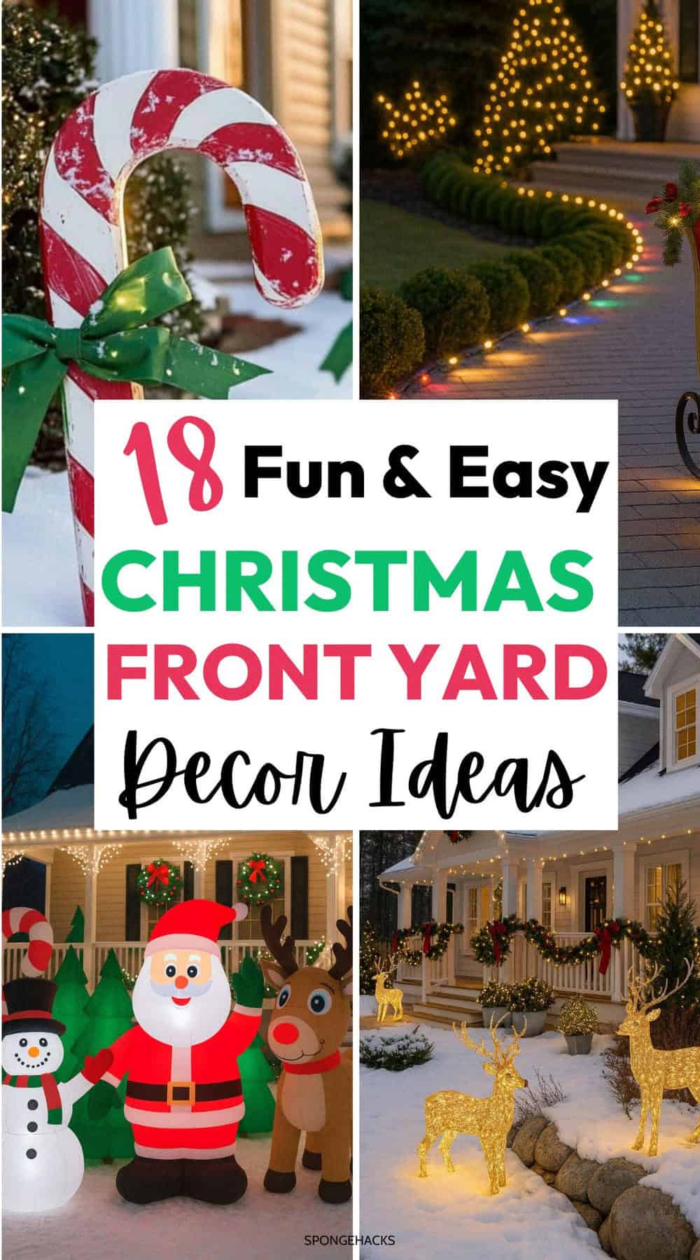 18 Festive Christmas Front Yard Decor