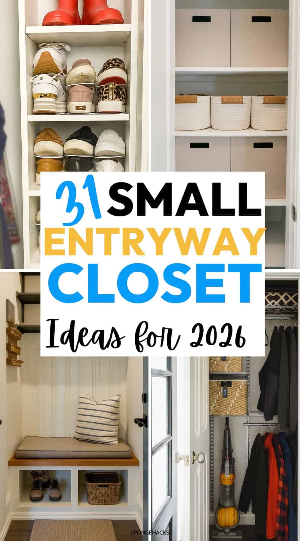 31 Wonderful Small Entryway Closet Ideas You'll LOVE