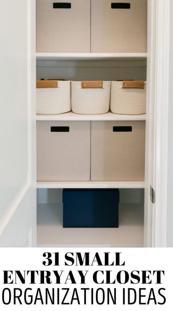 31 Wonderful Small Entryway Closet Ideas You'll LOVE