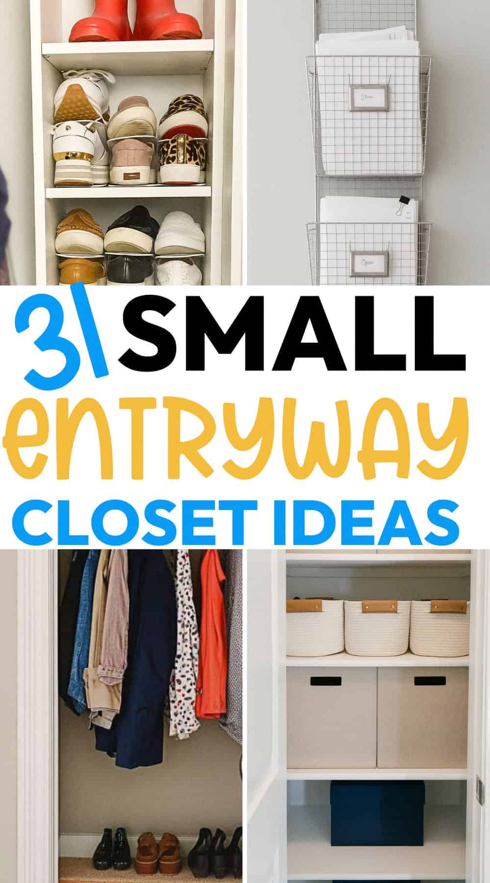 31 Wonderful Small Entryway Closet Ideas You'll LOVE