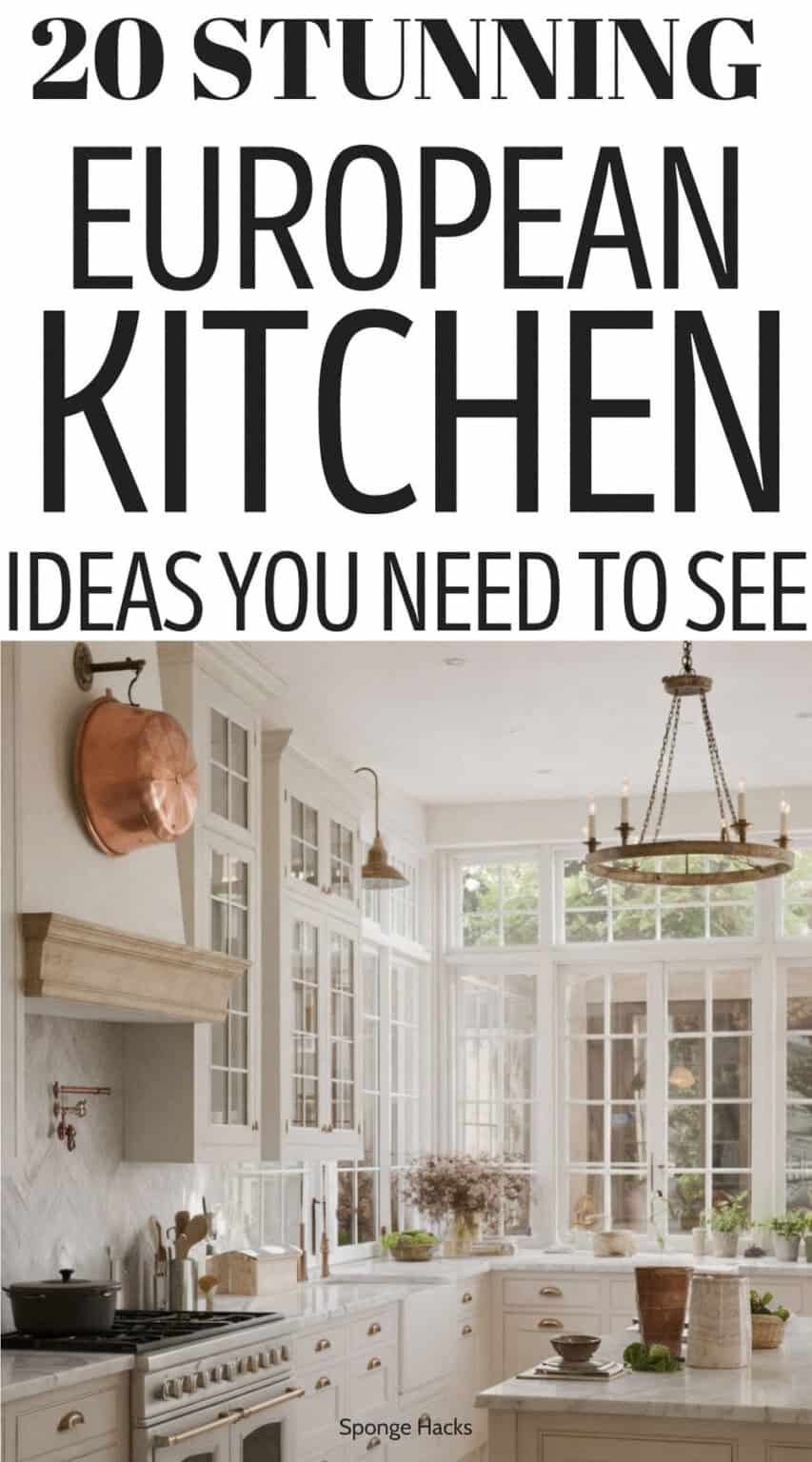 20 European Style Kitchens That Look Absolutely Gorgeous