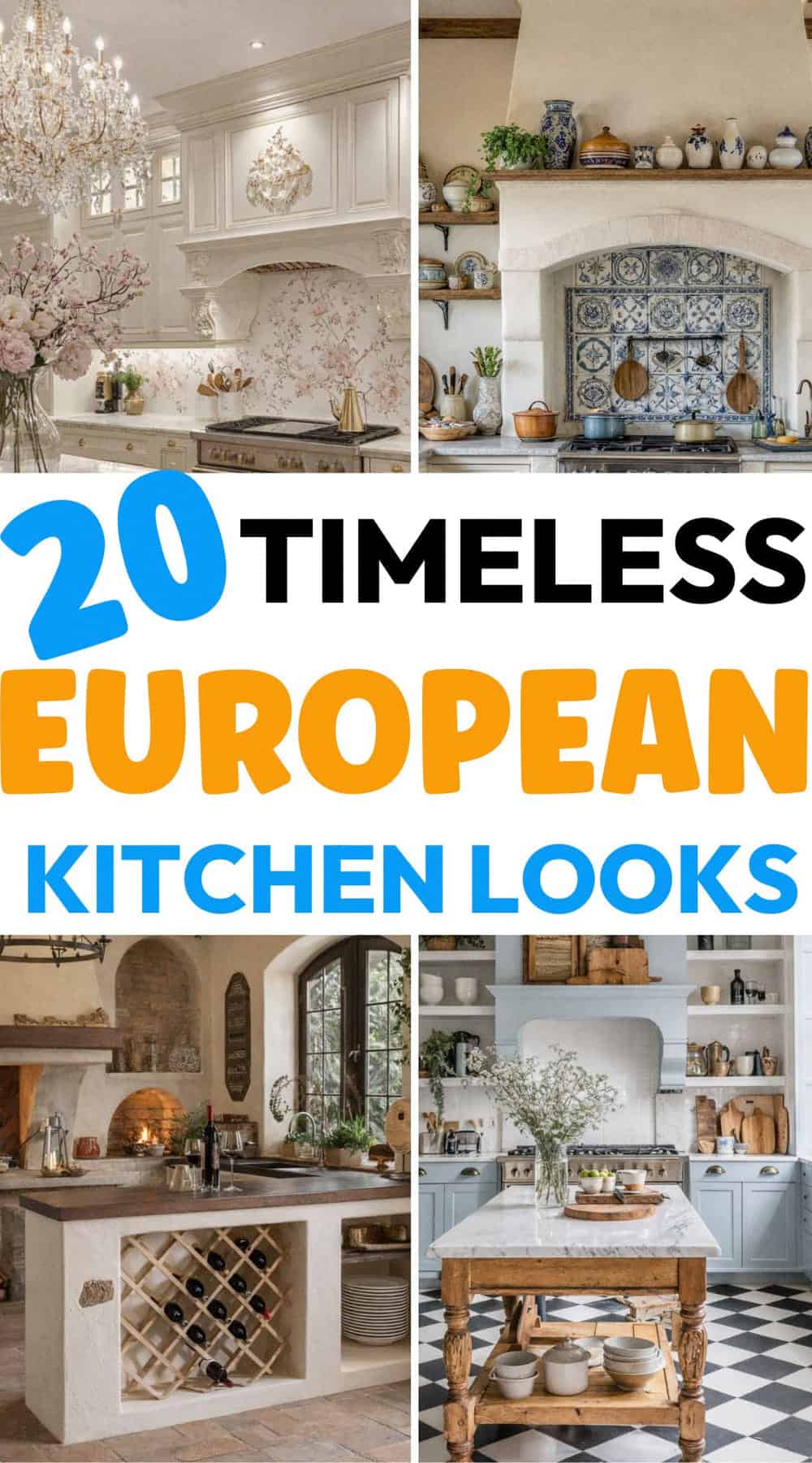 20 European Style Kitchens That Look Absolutely Gorgeous