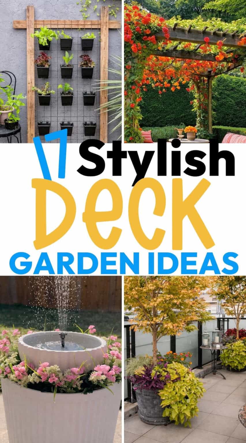 17 Creative Outdoor Deck Garden Ideas